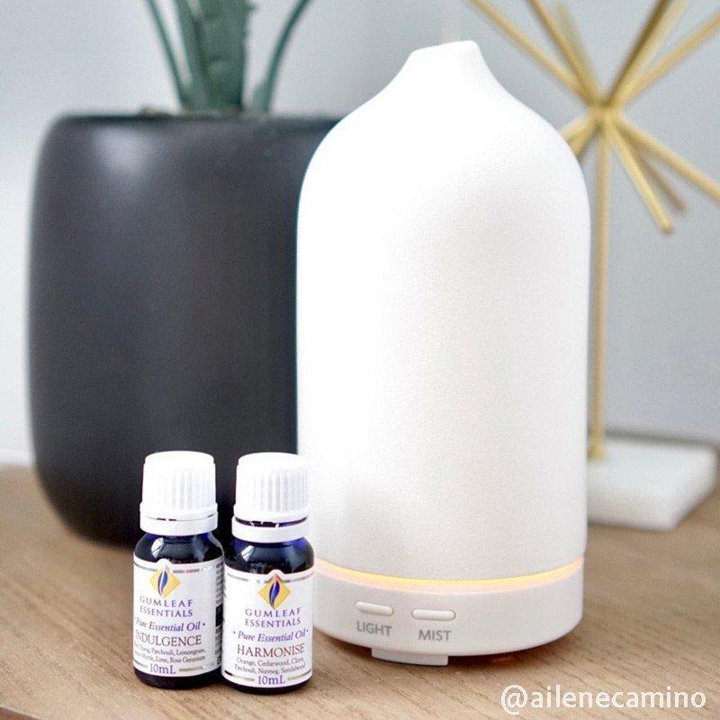 White Stone Ultrasonic Oil Diffuser – NaturesEmporium